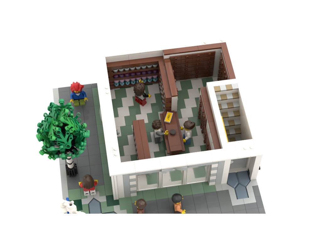LEGO MOC LEGO® Pharmacy & Appartment Building by Knob van Brick ...