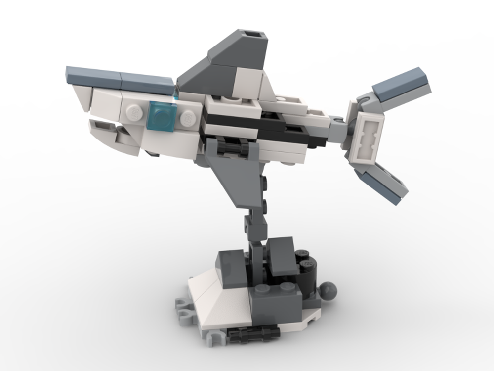 LEGO MOC 30591 Shark by PocMoc | Rebrickable - Build with LEGO