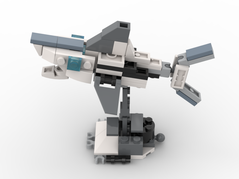 LEGO MOC 30591 Shark by PocMoc | Rebrickable - Build with LEGO