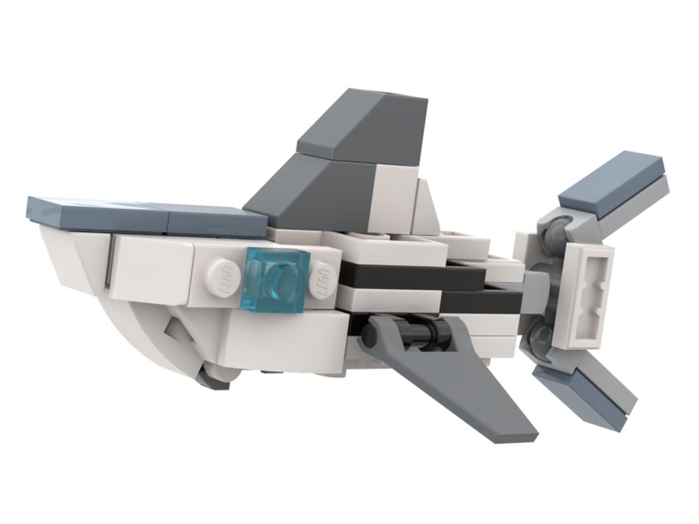 LEGO MOC 30591 Shark by PocMoc | Rebrickable - Build with LEGO