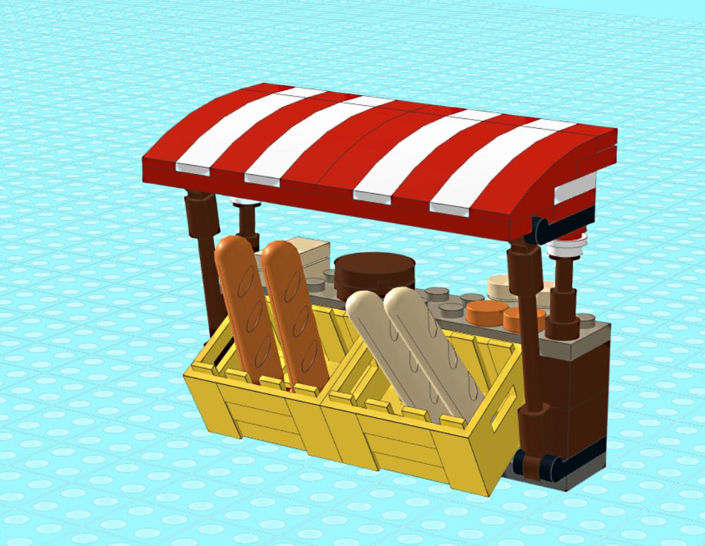 LEGO MOC Market Stand Bakery Gebäck by Steineboden | Rebrickable ...