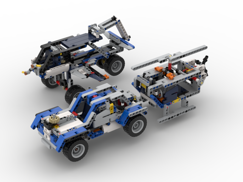 LEGO MOC 42112 - 3 in 1 transportation by sseralxgo | Rebrickable ...