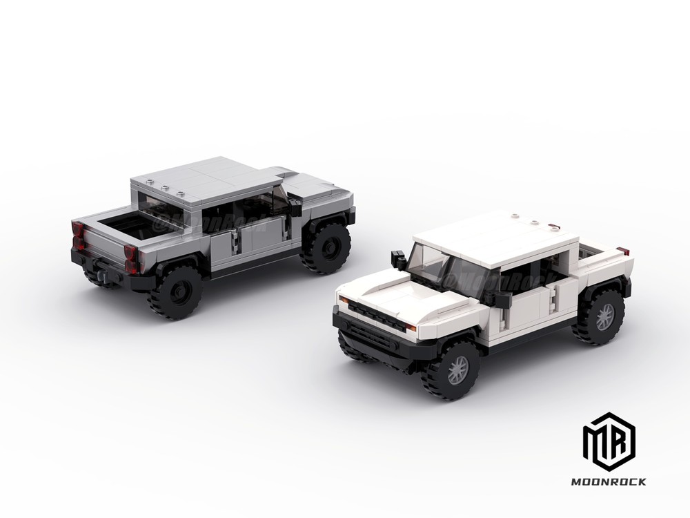 LEGO MOC GMC Hummer EV Truck by MoonRockMoc | Rebrickable - Build with LEGO