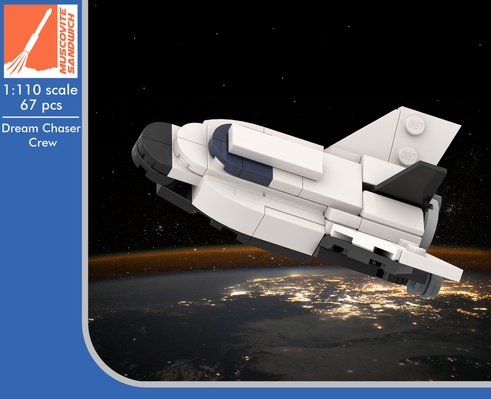LEGO MOC Crew Dream Chaser [1:110 scale] by smazmats | Rebrickable ...