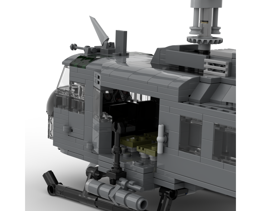 LEGO MOC UH-1H Iroquois "Huey" by mkbricks25 | Rebrickable - Build with ...