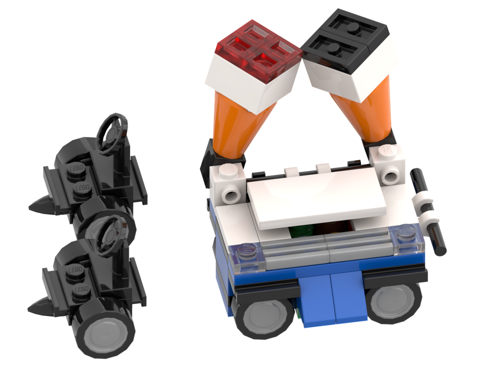 Lego Moc Ice Cream Cart By 16 Brick City Rebrickable Build With Lego