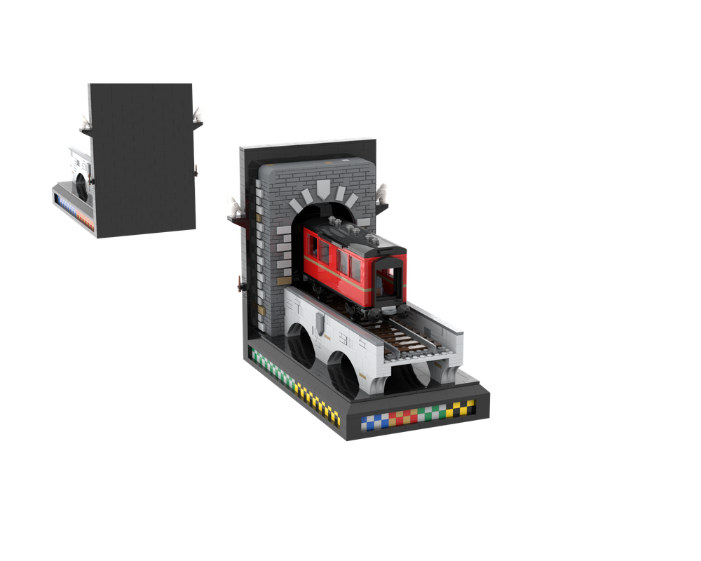 LEGO MOC-93358 Hogsmeade Train - Bookends by freddiebricks-mocs ...