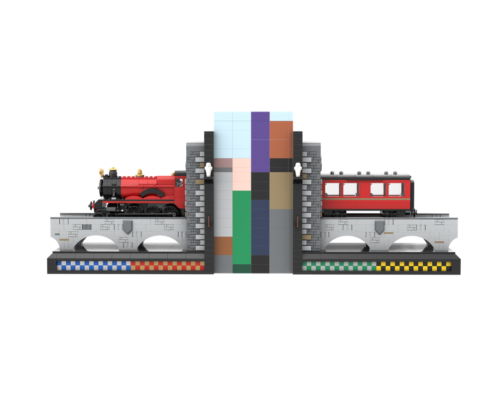 LEGO MOC Hogsmeade Train - Bookends by freddiebricks-mocs | Rebrickable ...