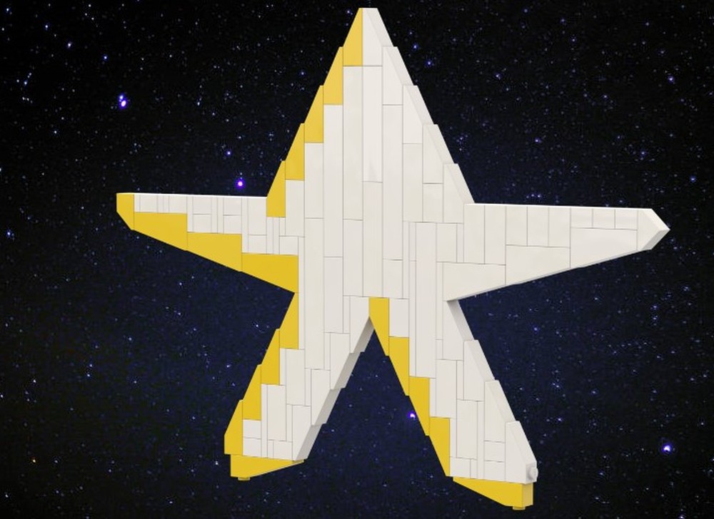 LEGO MOC Brick Built Star by LegoOri | Rebrickable - Build with LEGO