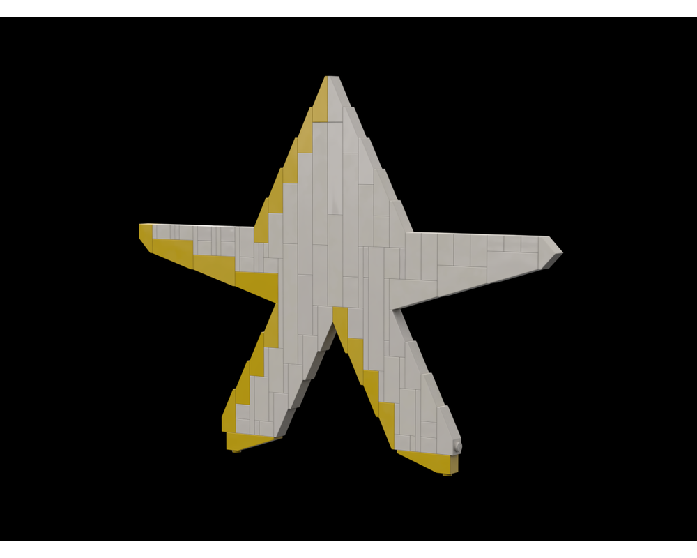 LEGO MOC Brick Built Star by LegoOri | Rebrickable - Build with LEGO