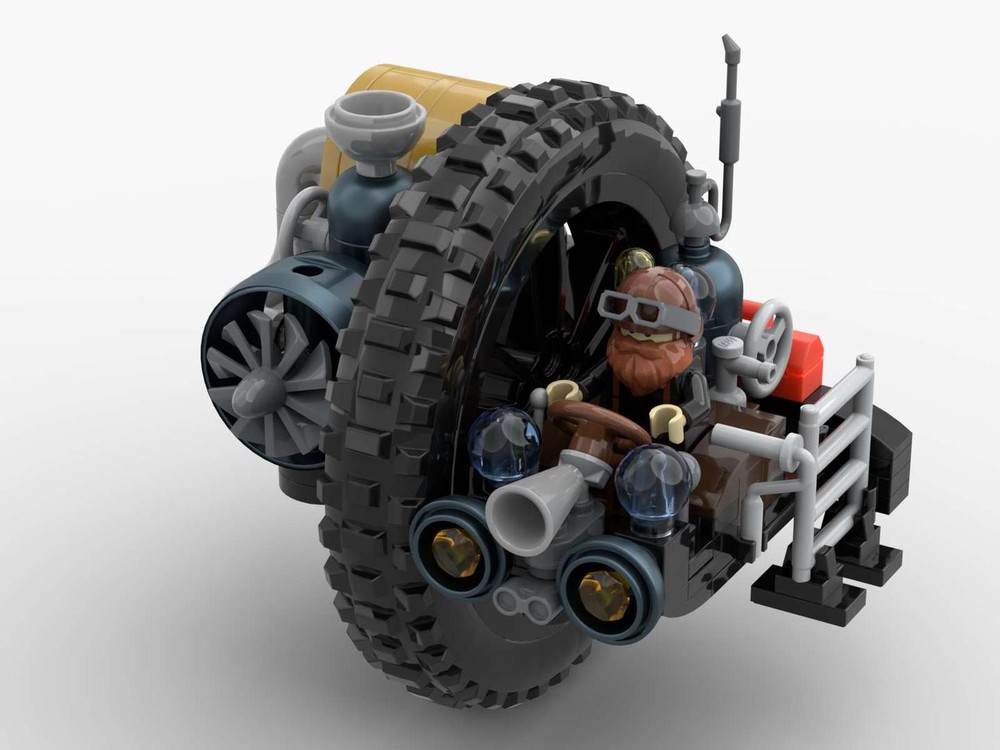 LEGO MOC Steampunk Monowheel by silenfu | Rebrickable - Build with LEGO