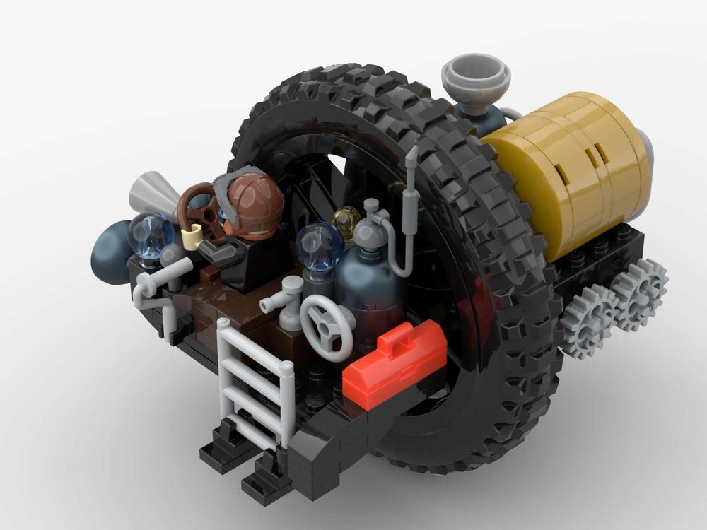 LEGO MOC Steampunk Monowheel by silenfu | Rebrickable - Build with LEGO