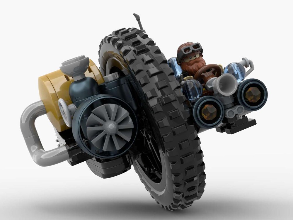 LEGO MOC Steampunk Monowheel by silenfu | Rebrickable - Build with LEGO