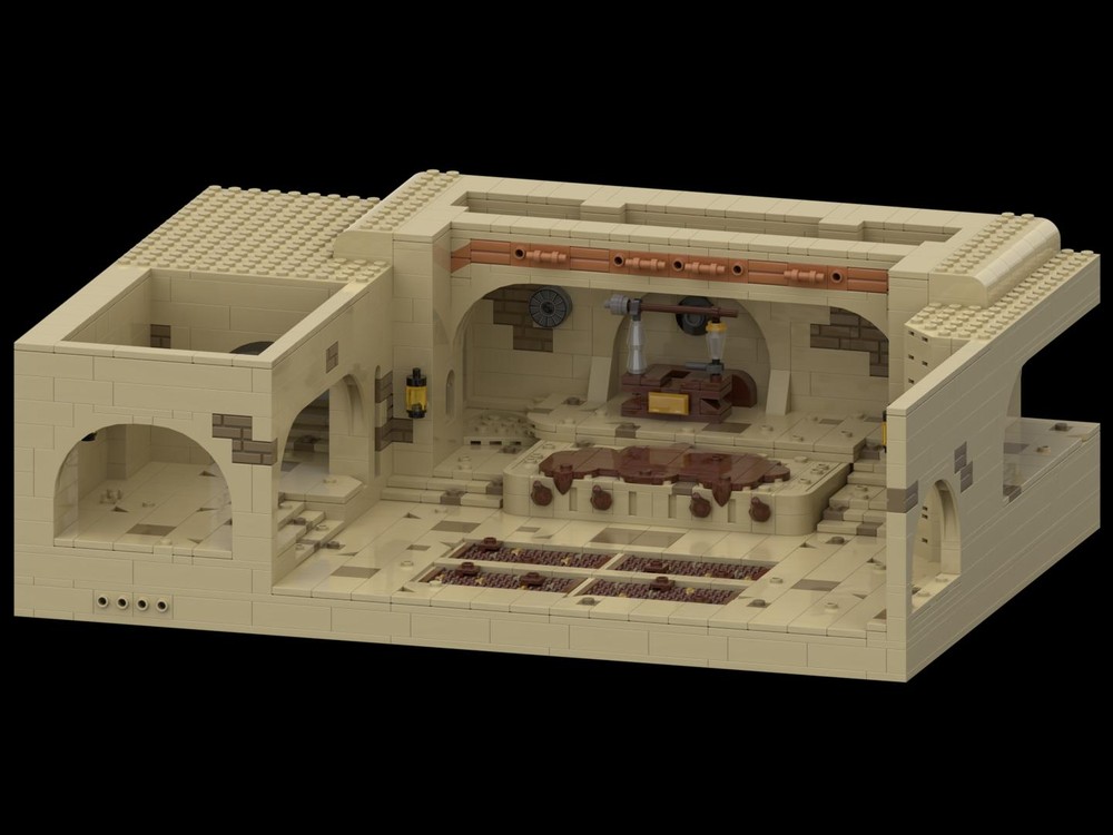 Lego Moc Desert Throne Room By Snotwars Rebrickable Build With Lego