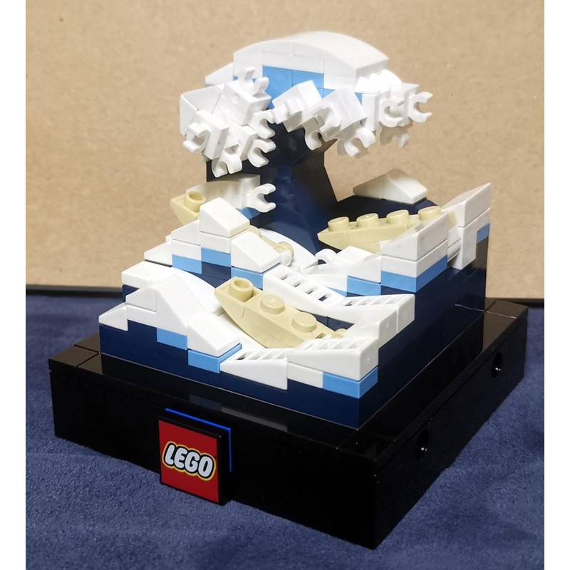 LEGO MOC The Great Wave of Kanagawa by uminuo | Rebrickable - Build ...