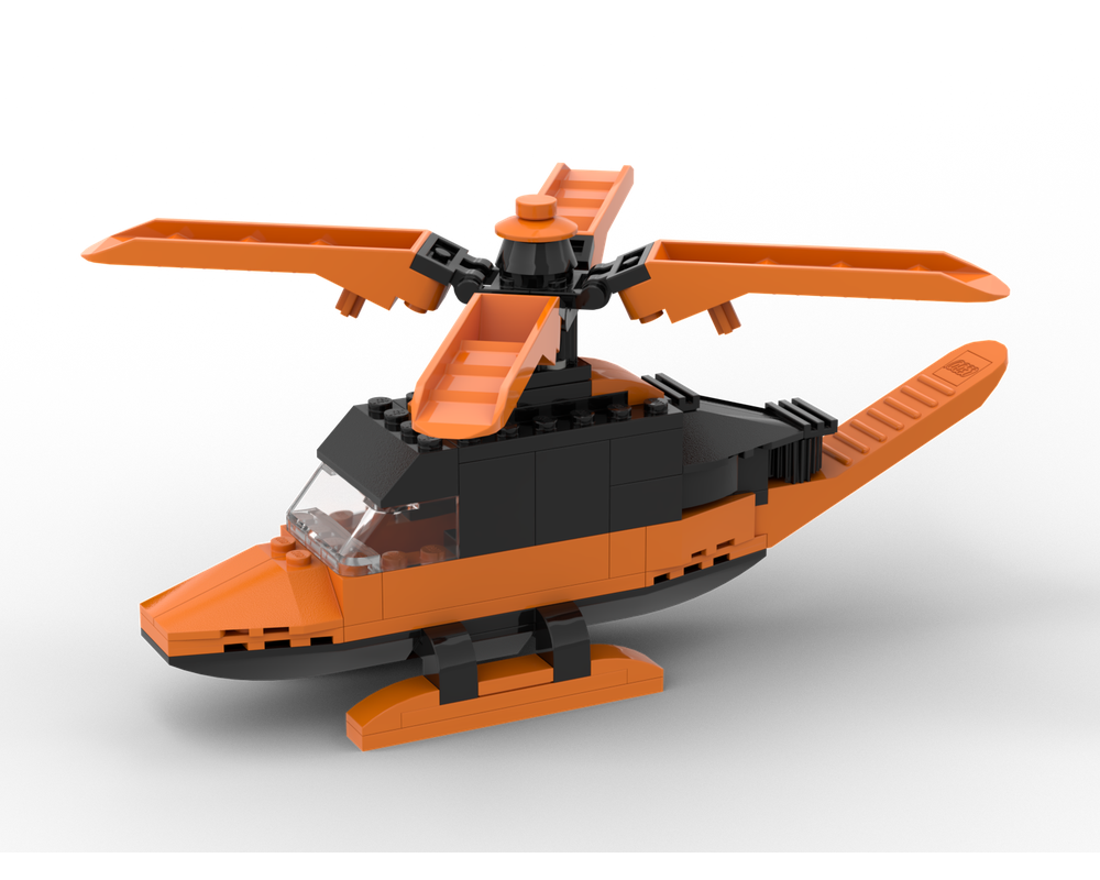 LEGO MOC Helicopter with brick separators by eisi77 | Rebrickable ...