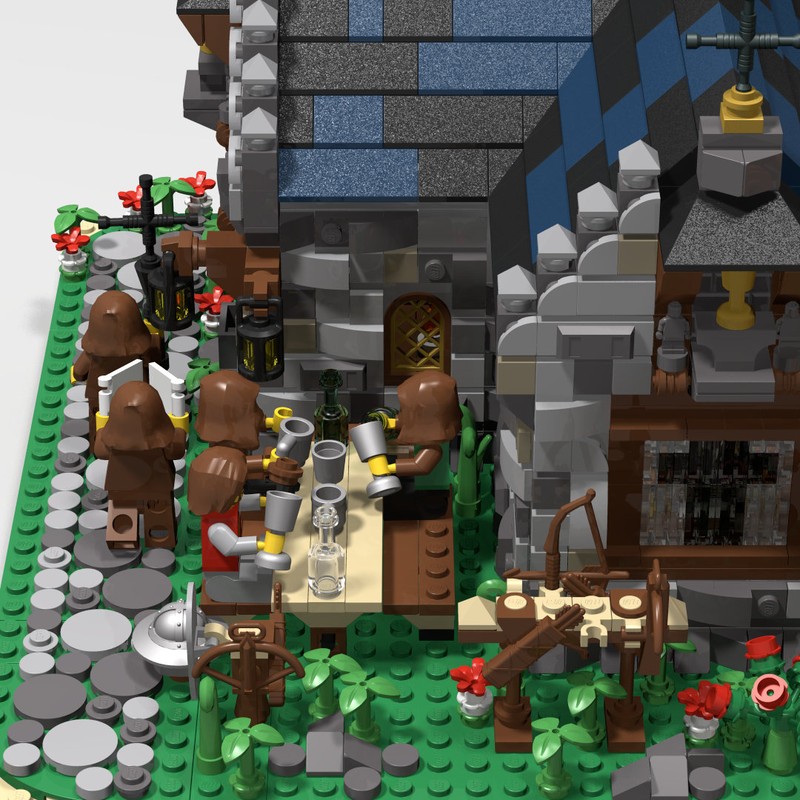 LEGO MOC Medieval chapel by dariusdrum | Rebrickable - Build with LEGO