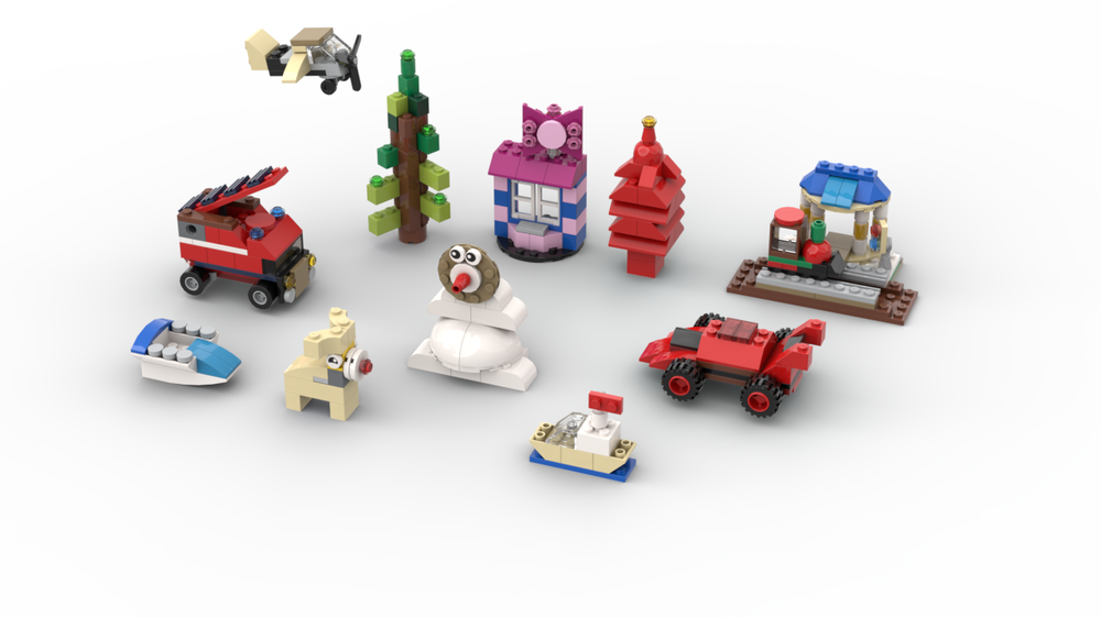 LEGO MOC 11005 Advent calendar mini by Lenarex | Rebrickable - Build ...