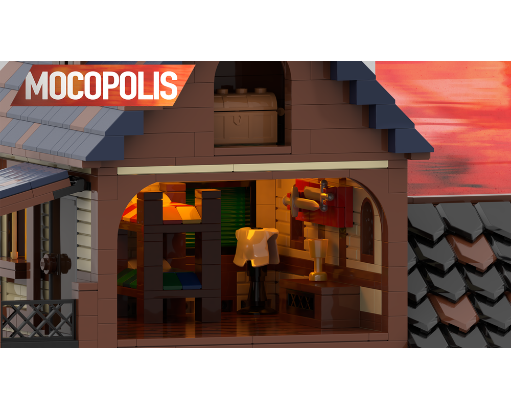 LEGO MOC Modular Medieval French House #1 by MOCOPOLIS | Rebrickable ...