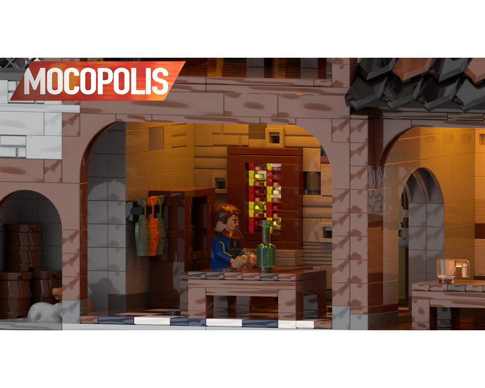 LEGO MOC Modular Medieval French House #1 by MOCOPOLIS | Rebrickable ...