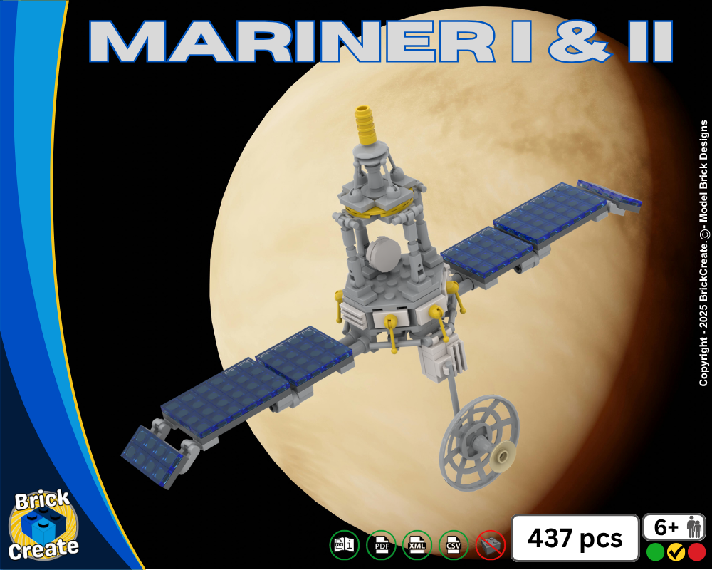 LEGO MOC Mariner I-II by BrickCreate | Rebrickable - Build with LEGO