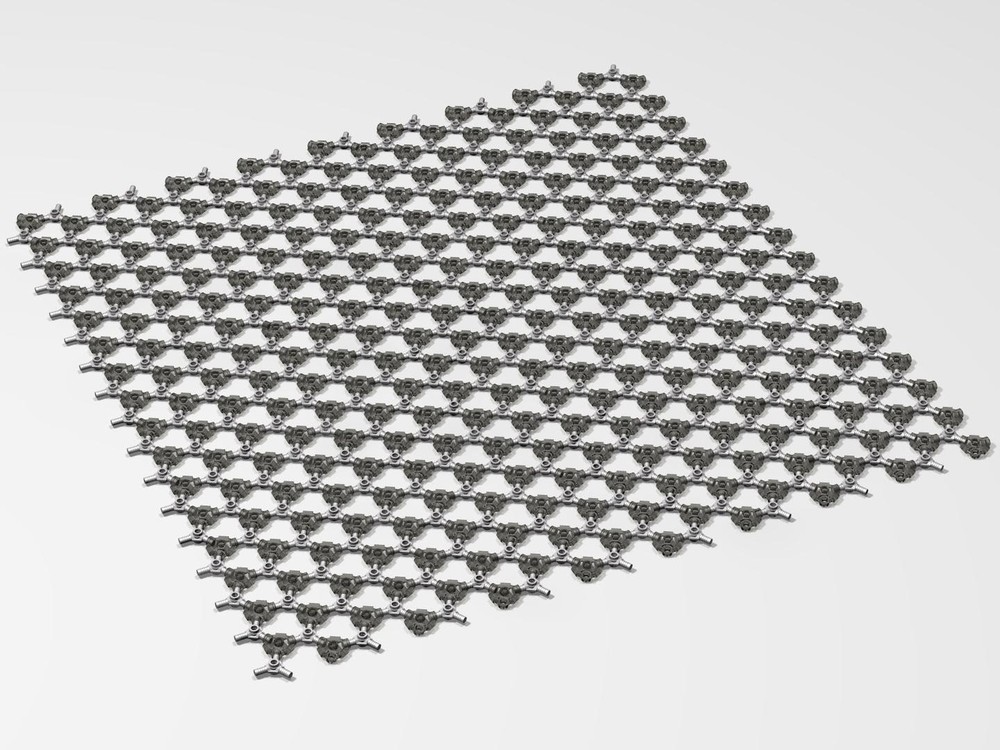LEGO MOC Simple hexagonal lattice by Dybowskyia | Rebrickable - Build ...