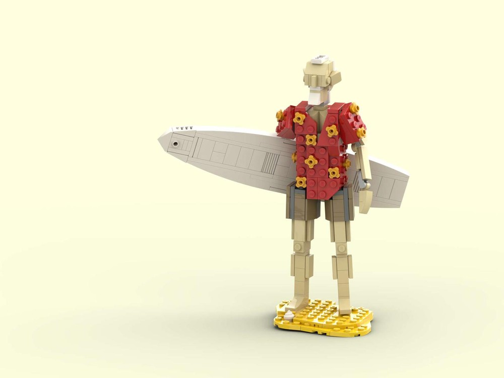 Lego Moc Surfer By Vir A Cocha Rebrickable Build With Lego