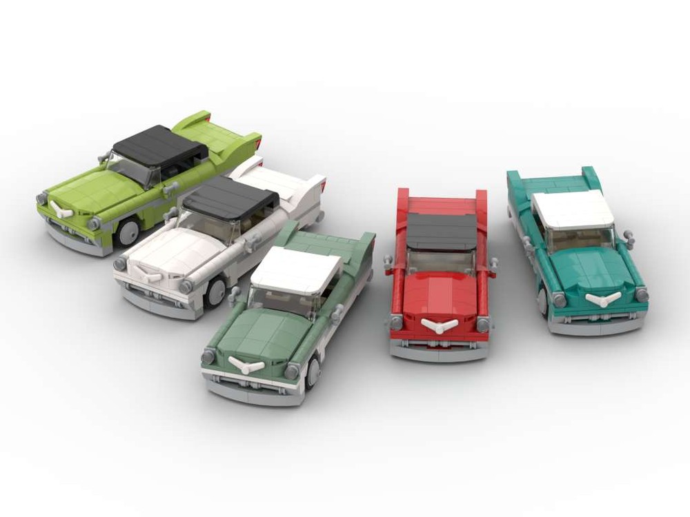 LEGO MOC 1955 Founder's Rock Belvedere - Set of Five Colors by ...