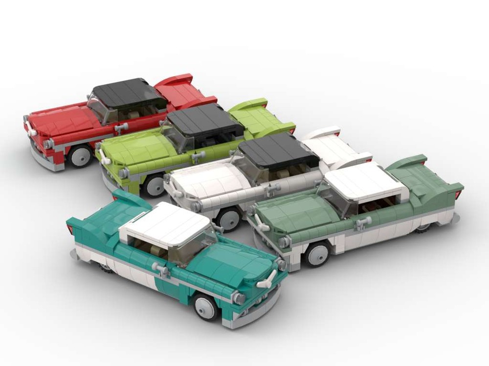 LEGO MOC 1955 Founder's Rock Belvedere - Set of Five Colors by ...