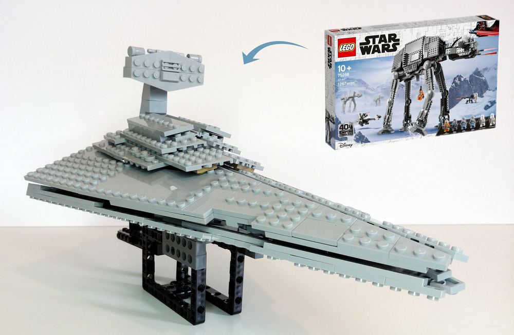 LEGO MOC 75288 - Star Destroyer by Nodrap | Rebrickable - Build with LEGO