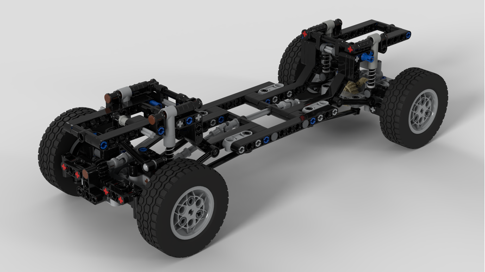LEGO MOC chassis 4x4 by Gear mast | Rebrickable - Build with LEGO