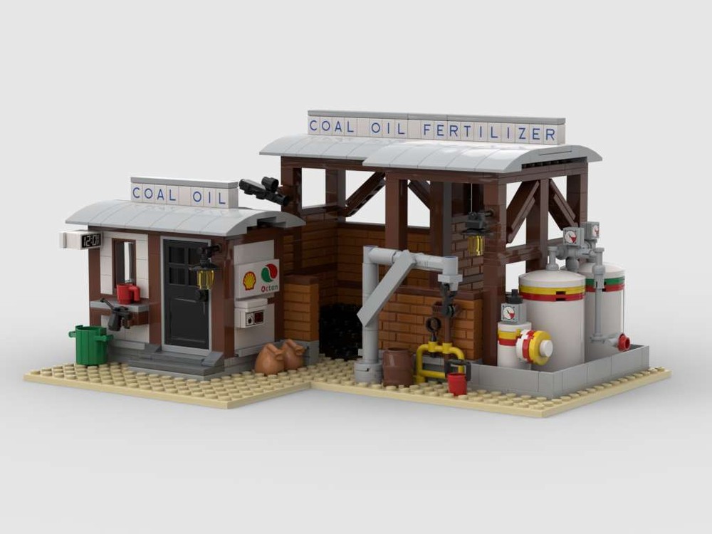 LEGO MOC Kohle Öl und Düngemittelhandel Coal - oil and fertilizer trade ...