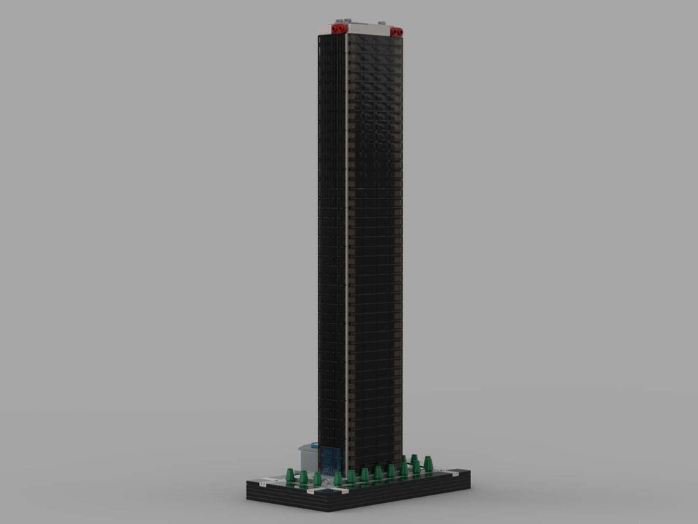 Lego Moc Aon Center Ver 4 At The 1650th Scale By Funnytacobunny