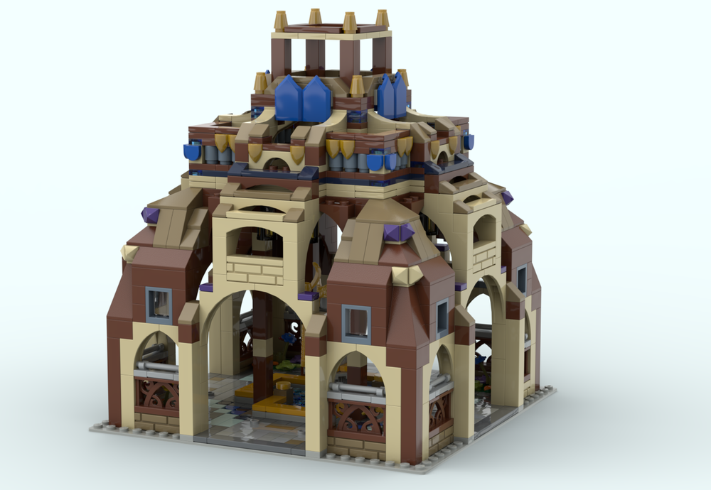 LEGO MOC Desert Oasis Shrine by XeroLTZ | Rebrickable - Build with LEGO