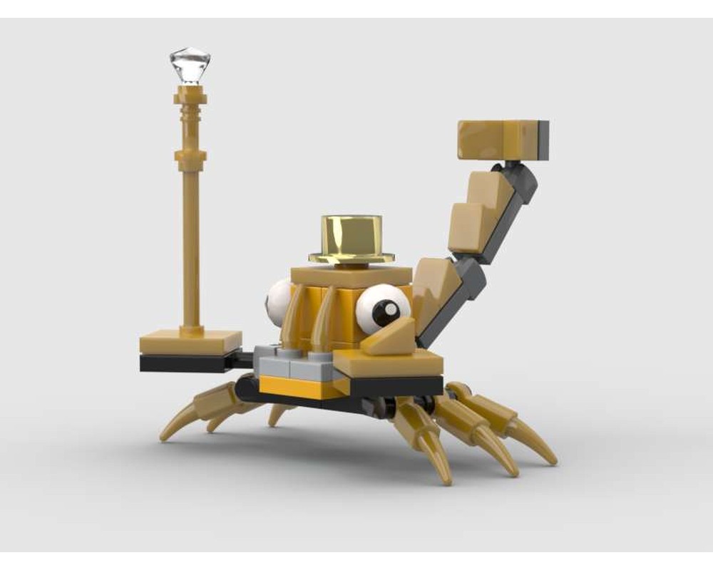 LEGO MOC Mr. Gold Scorpion Monster by jlherbst77 | Rebrickable - Build ...