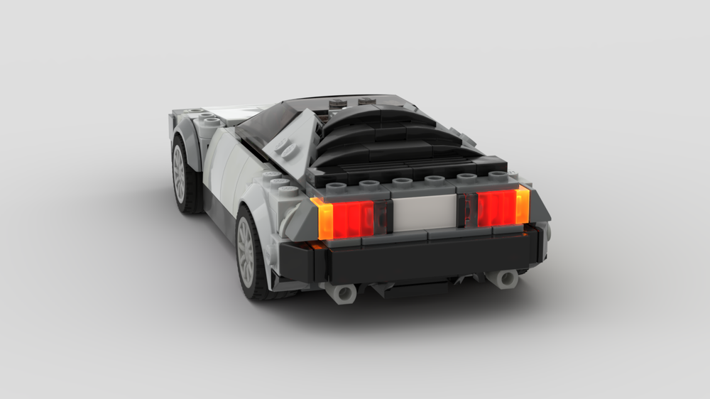 LEGO MOC DMC DeLorean by Alex_Qwerty | Rebrickable - Build with LEGO