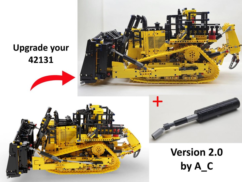 LEGO MOC 42131 CAT D11 Bulldozer Upgrade v2.0 by A_C | Rebrickable ...