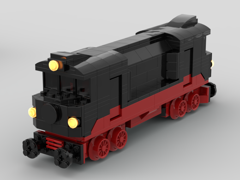 LEGO MOC cargo train (black edition) by The long lego liftarm ...