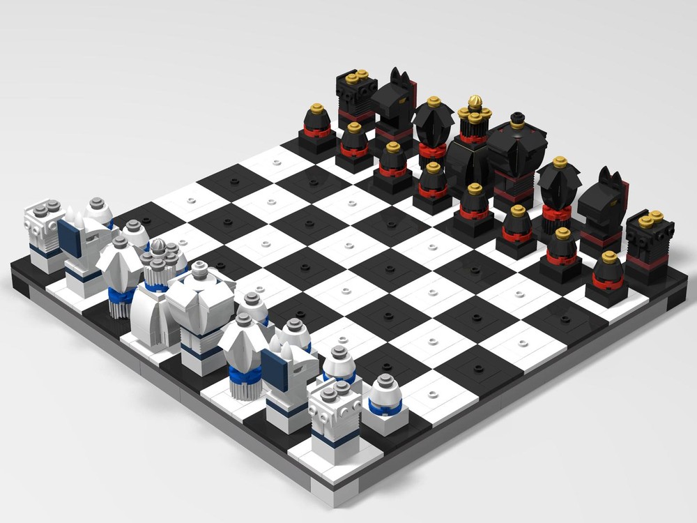 LEGO MOC Chess Lite by uminuo | Rebrickable - Build with LEGO