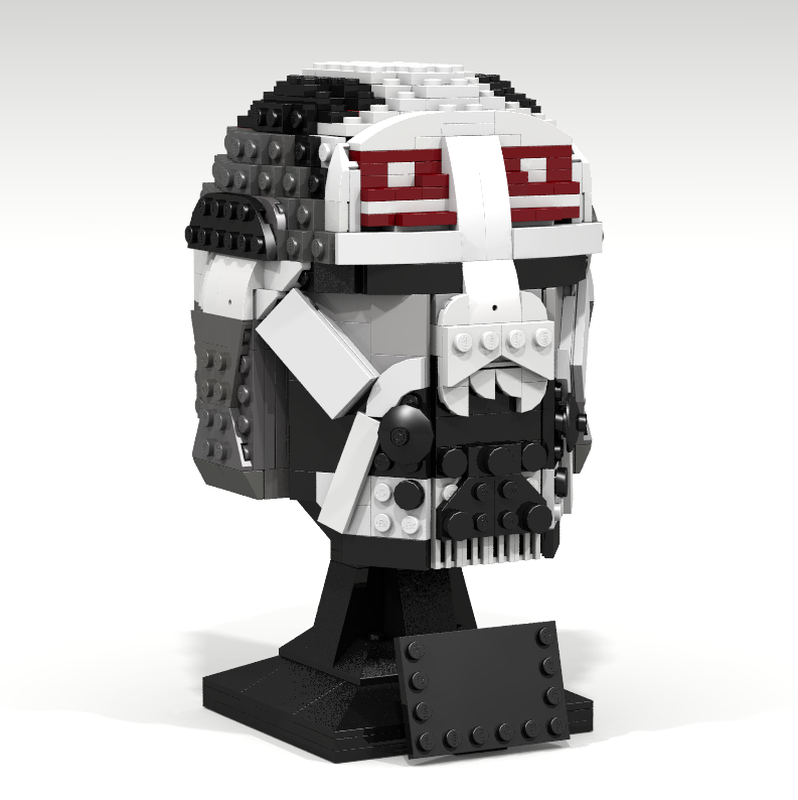 LEGO MOC Wrecker helmet bust by TimBricks99 | Rebrickable - Build with LEGO