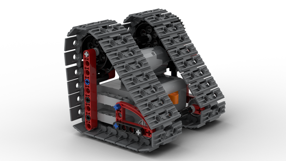 Lego Moc Triangular Tracked Vehicle By 2in1 Rebrickable Build With Lego