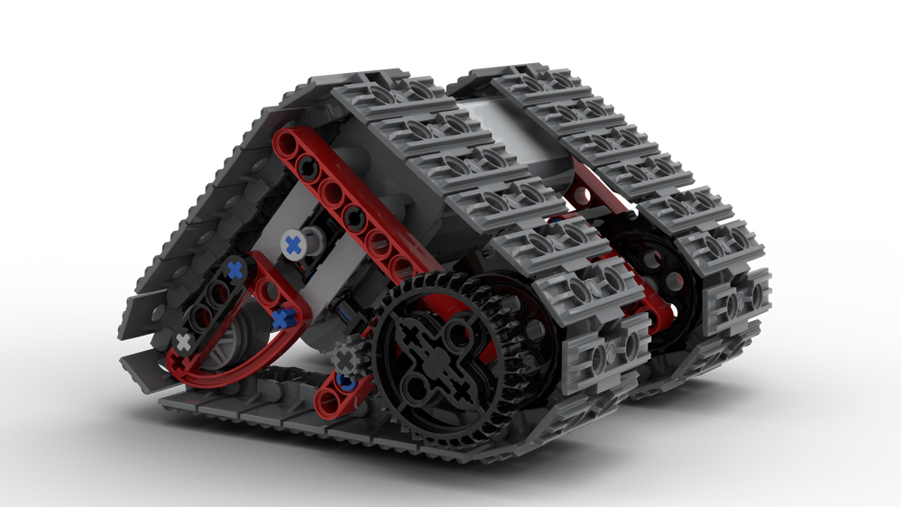 LEGO MOC Triangular Tracked Vehicle by 2in1 | Rebrickable - Build with LEGO