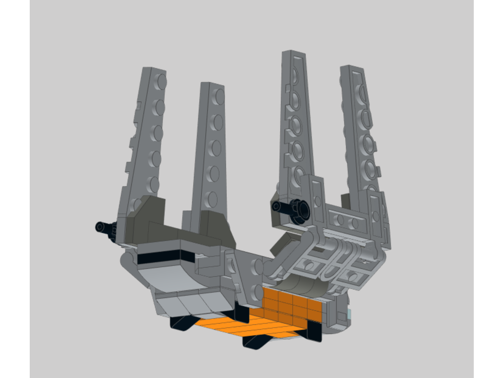 LEGO MOC Mini-Scale Zeta Class Cargo Shuttle by Toxovolist ...