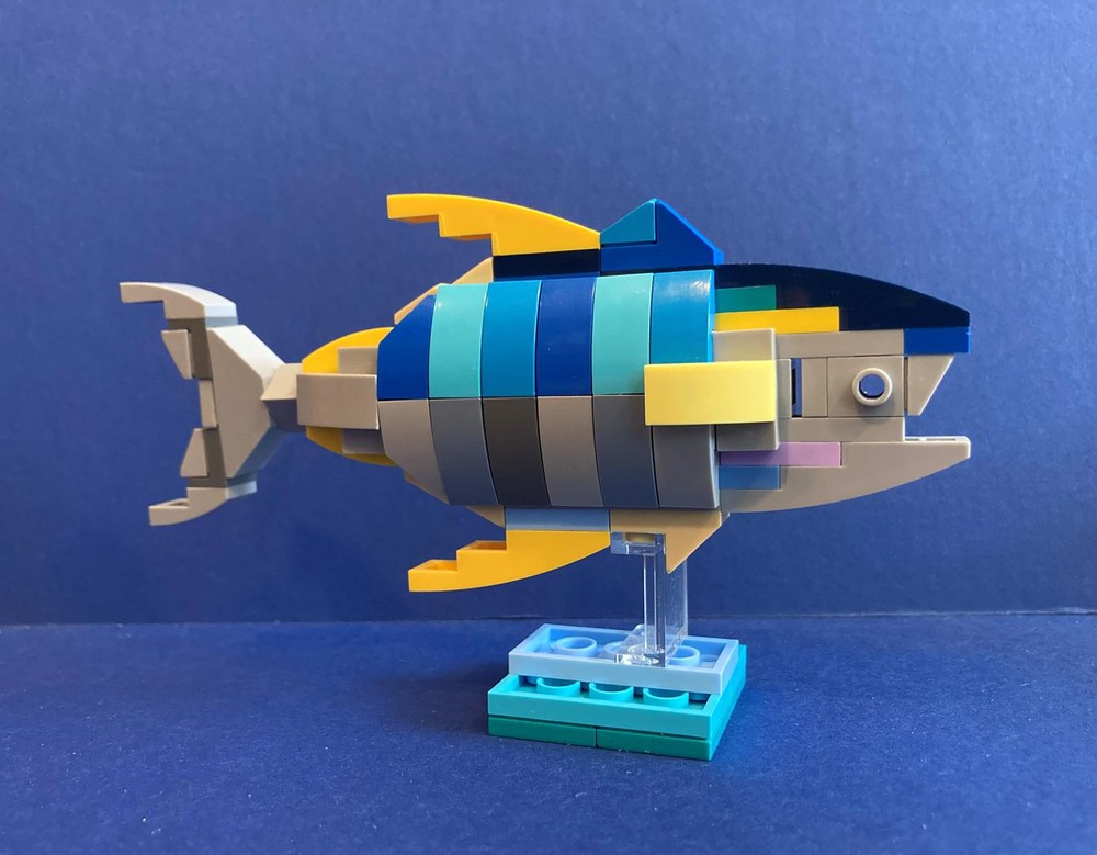 LEGO MOC Yellowfin Tuna Fish Model by legoartist808 | Rebrickable ...