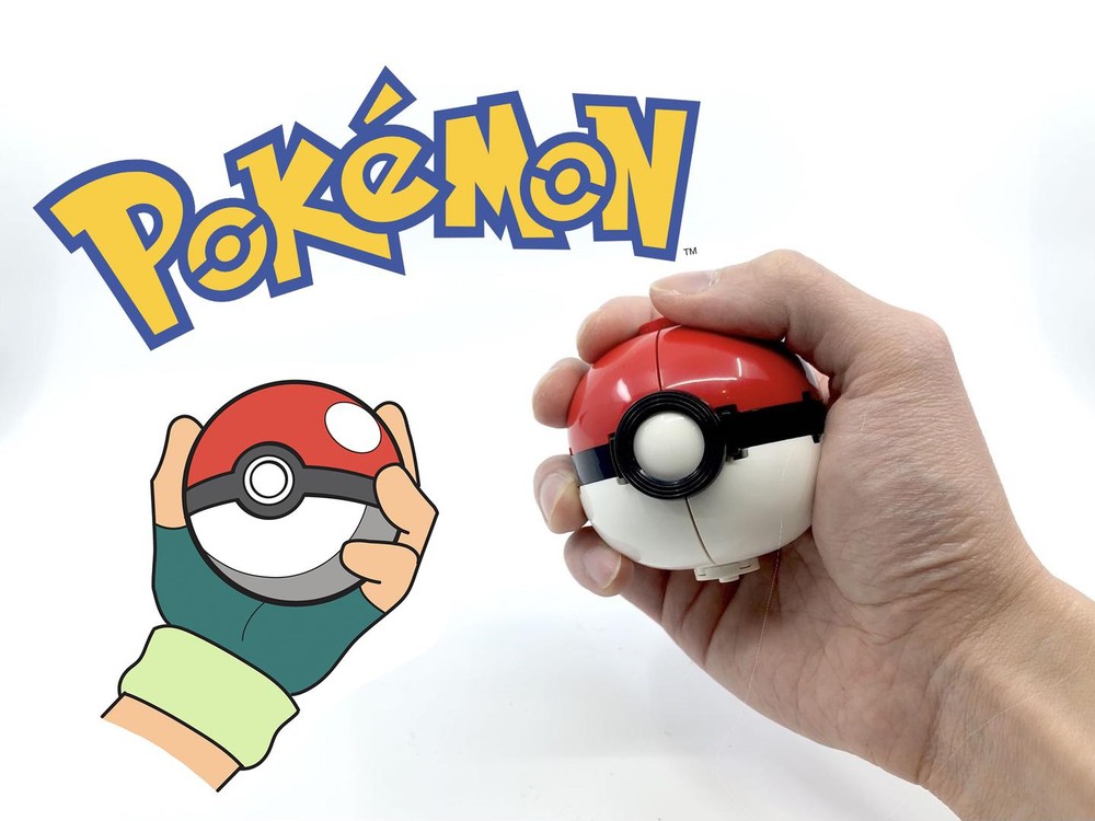 LEGO MOC Life size LEGO pokeball by SleepyCow | Rebrickable - Build ...