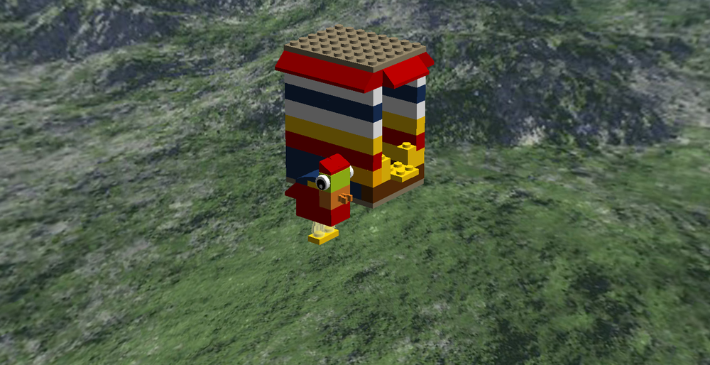 LEGO MOC-9394 Birdhouse with Bird by lewis695 | Rebrickable - Build ...