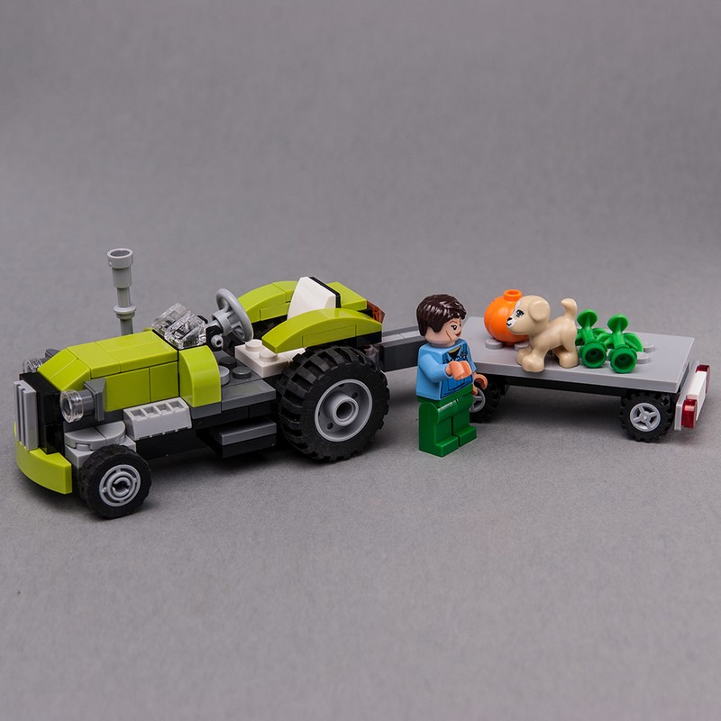 LEGO MOC Veggie Farmer's Tractor by Keep On Bricking | Rebrickable ...