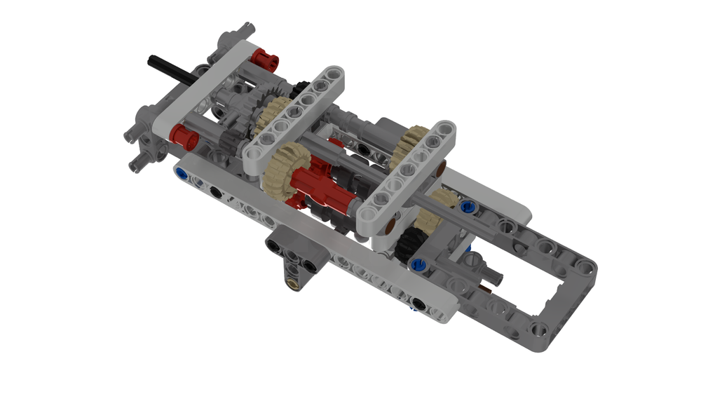 LEGO MOC Lego Technic Gear box 2 speeds +R by Gear mast | Rebrickable ...