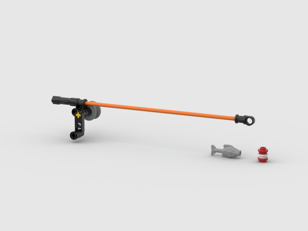 LEGO MOC Technic Fishing Rod by Ekinobear | Rebrickable - Build with LEGO