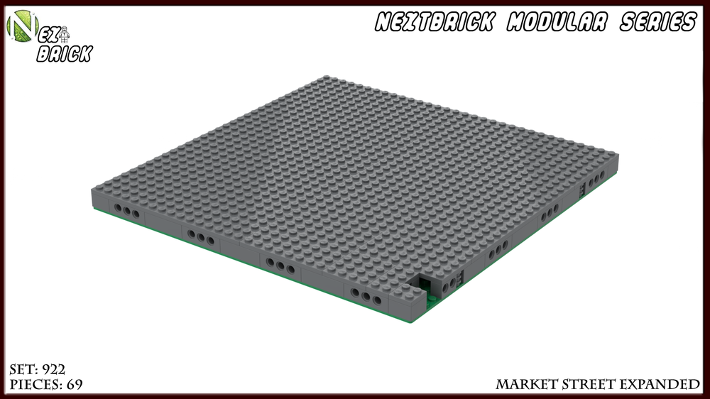 LEGO MOC NEXTBrick System Modular Market Street by CyberLogic ...